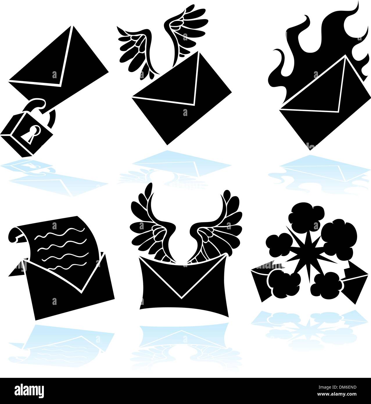 Email image Stock Vector Images - Alamy