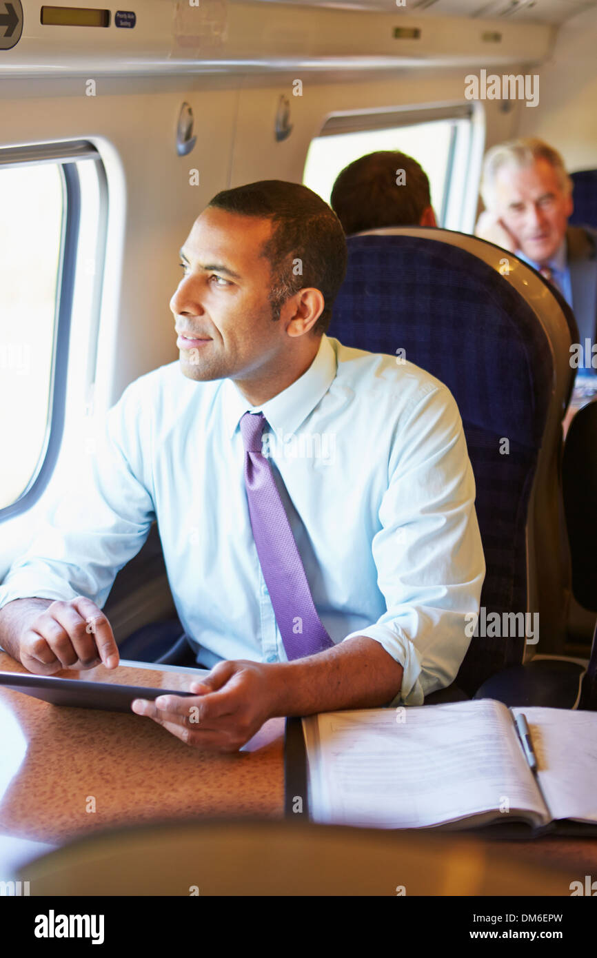 Commuting by train hi-res stock photography and images - Alamy