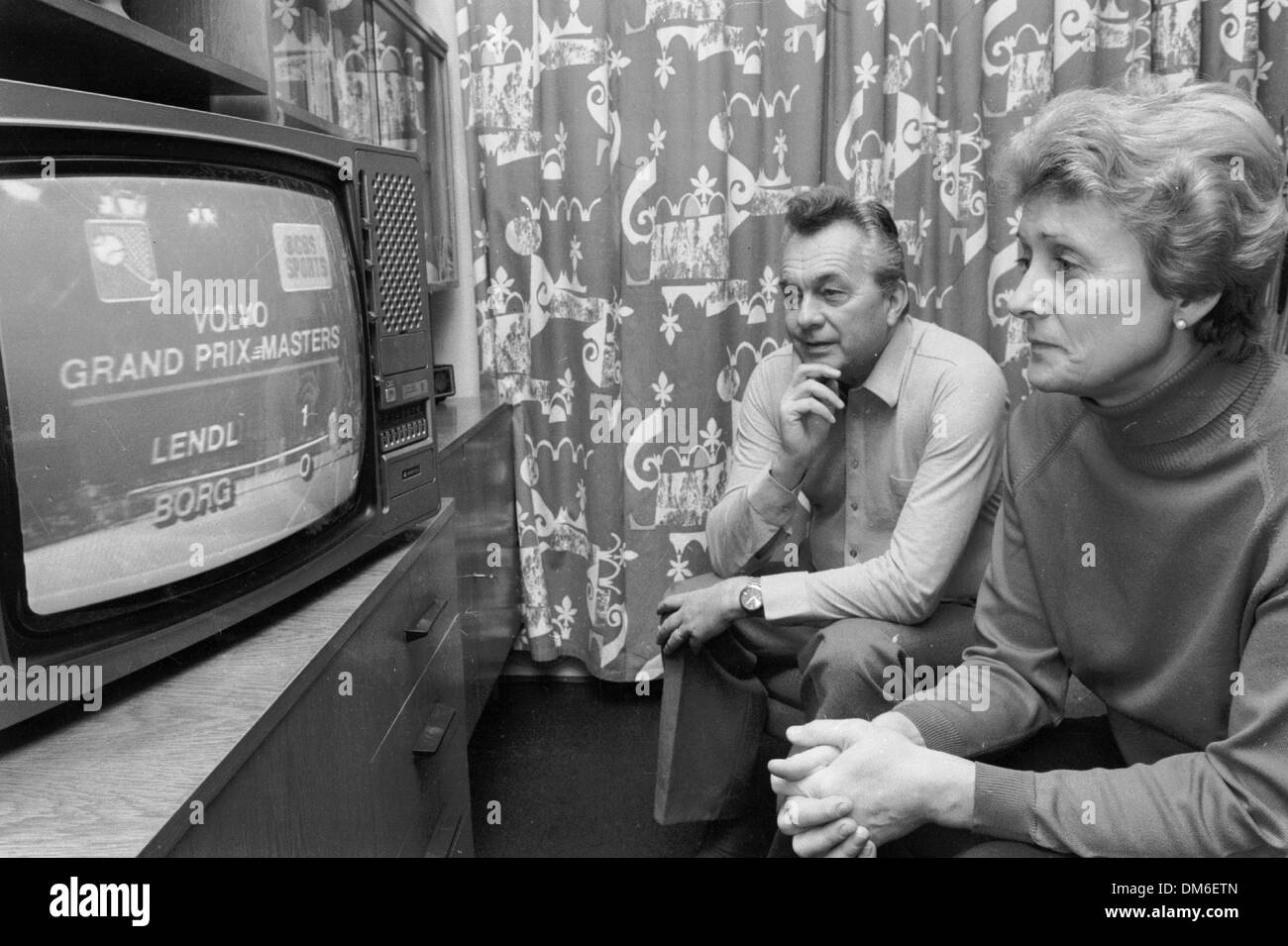 Parents of Czechoslovakian tennis player Ivan Lendl, Jiri Lendl and ...