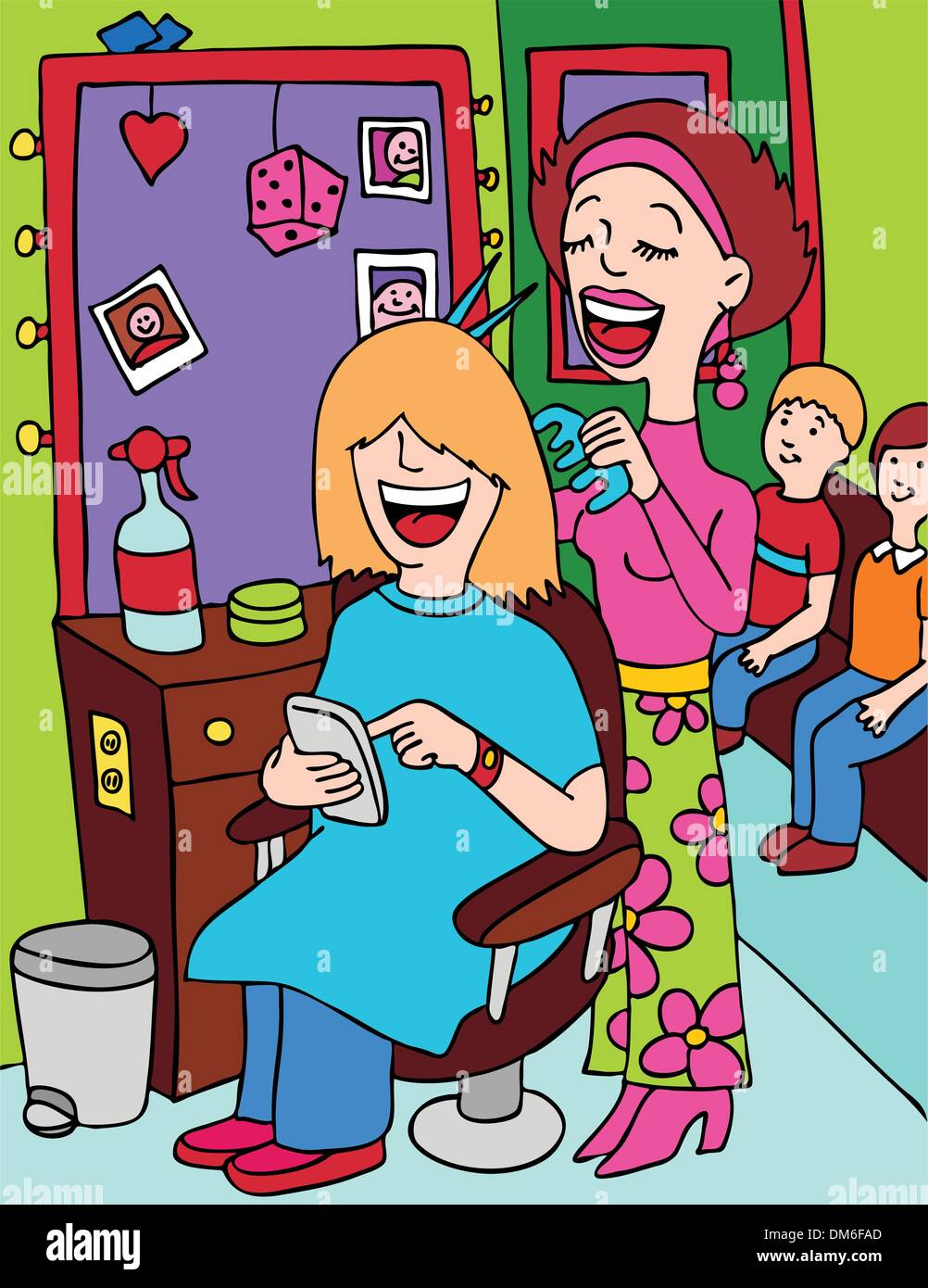 Lady Barber Stock Photos & Lady Barber Stock Images - Alamy