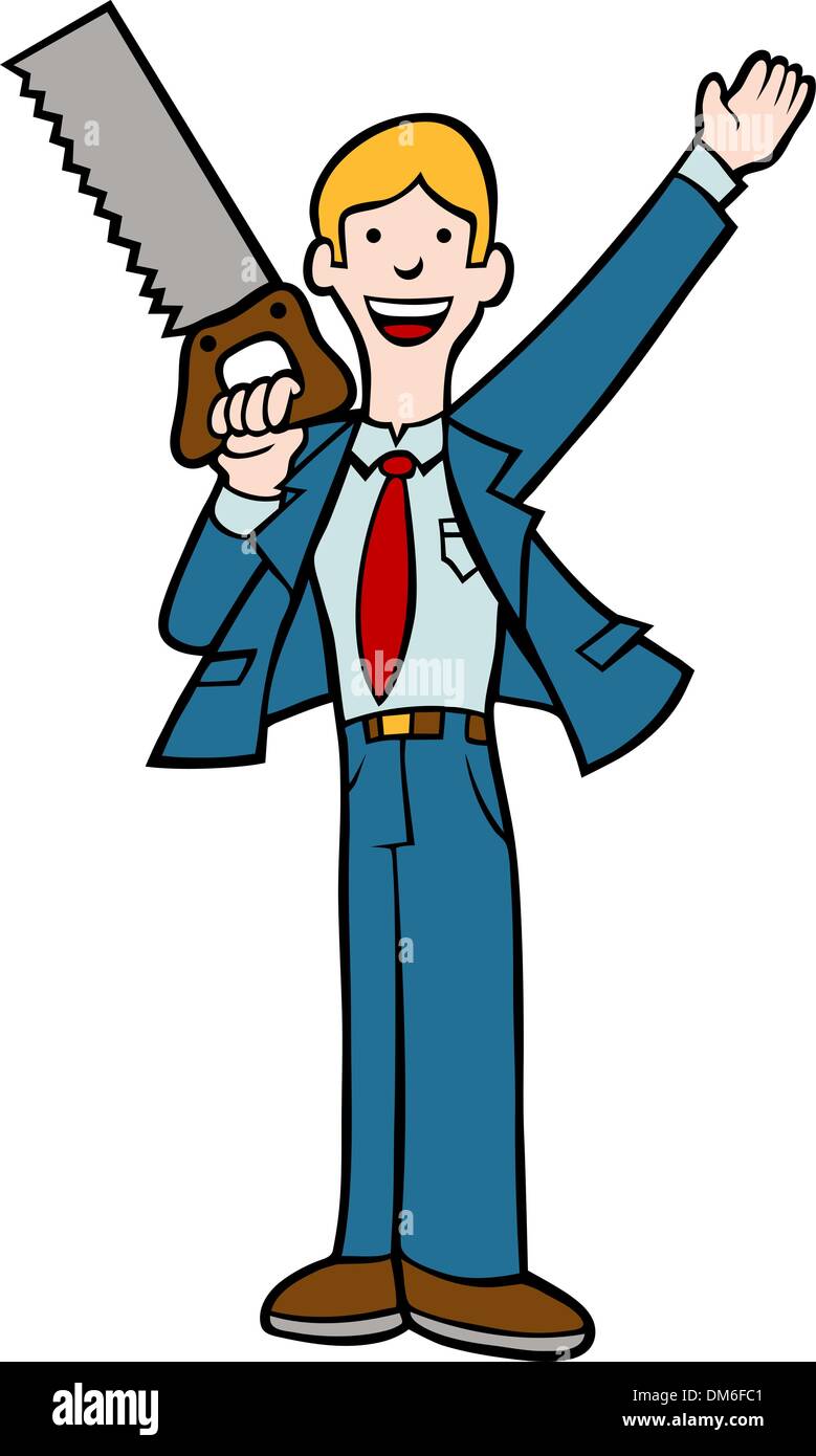 Drawing of a saw Stock Vector Images - Alamy