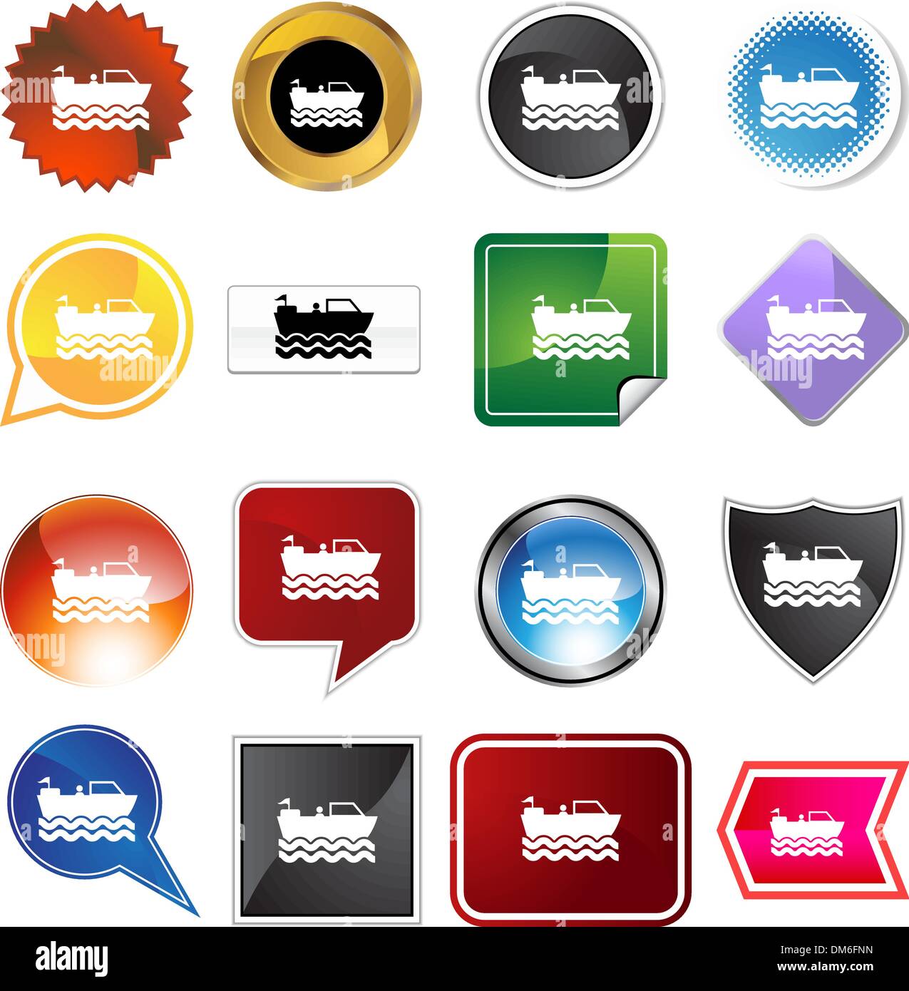 Boat variety Stock Vector Images - Alamy