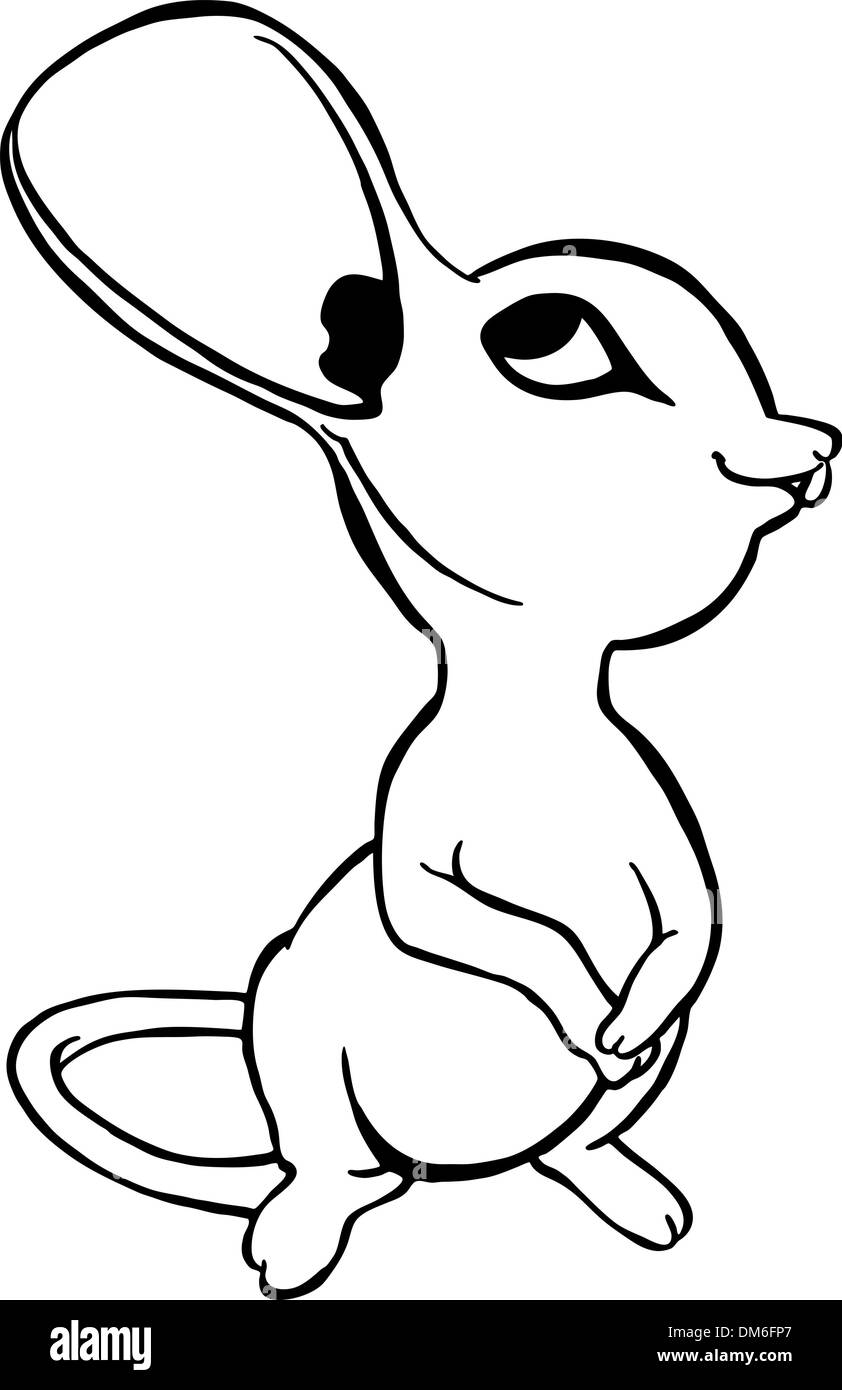 Big mouse ear or mouse ear Stock Vector Images - Alamy