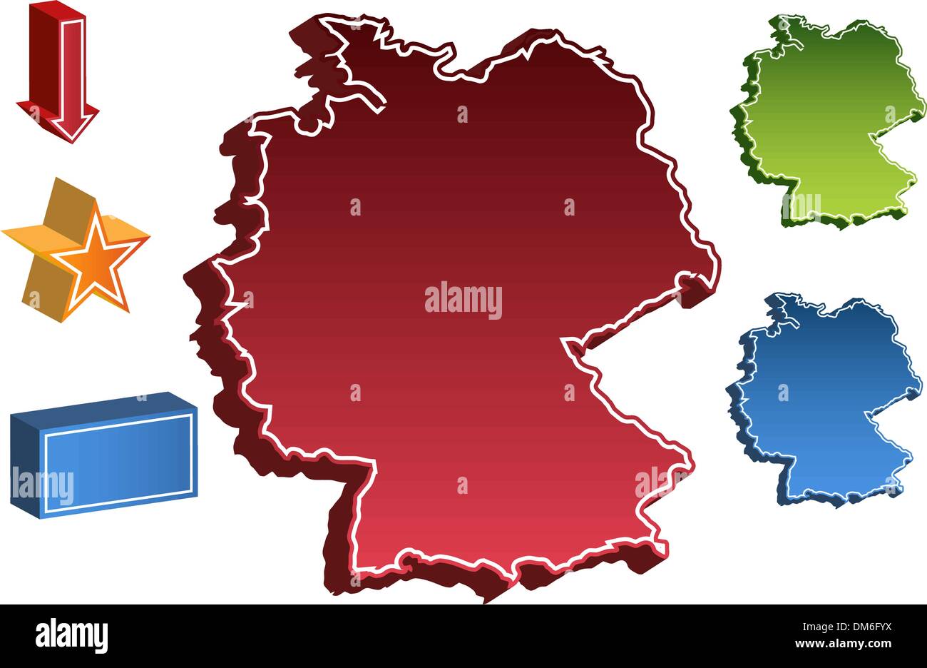 Country germany on 3d Stock Vector Images - Alamy