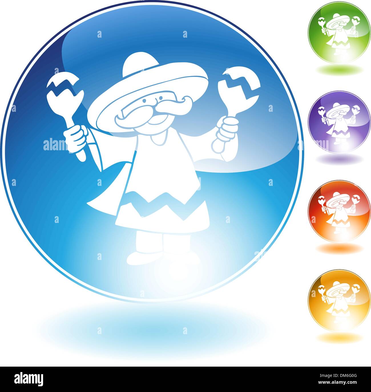 Playing maracas Stock Vector Images - Alamy