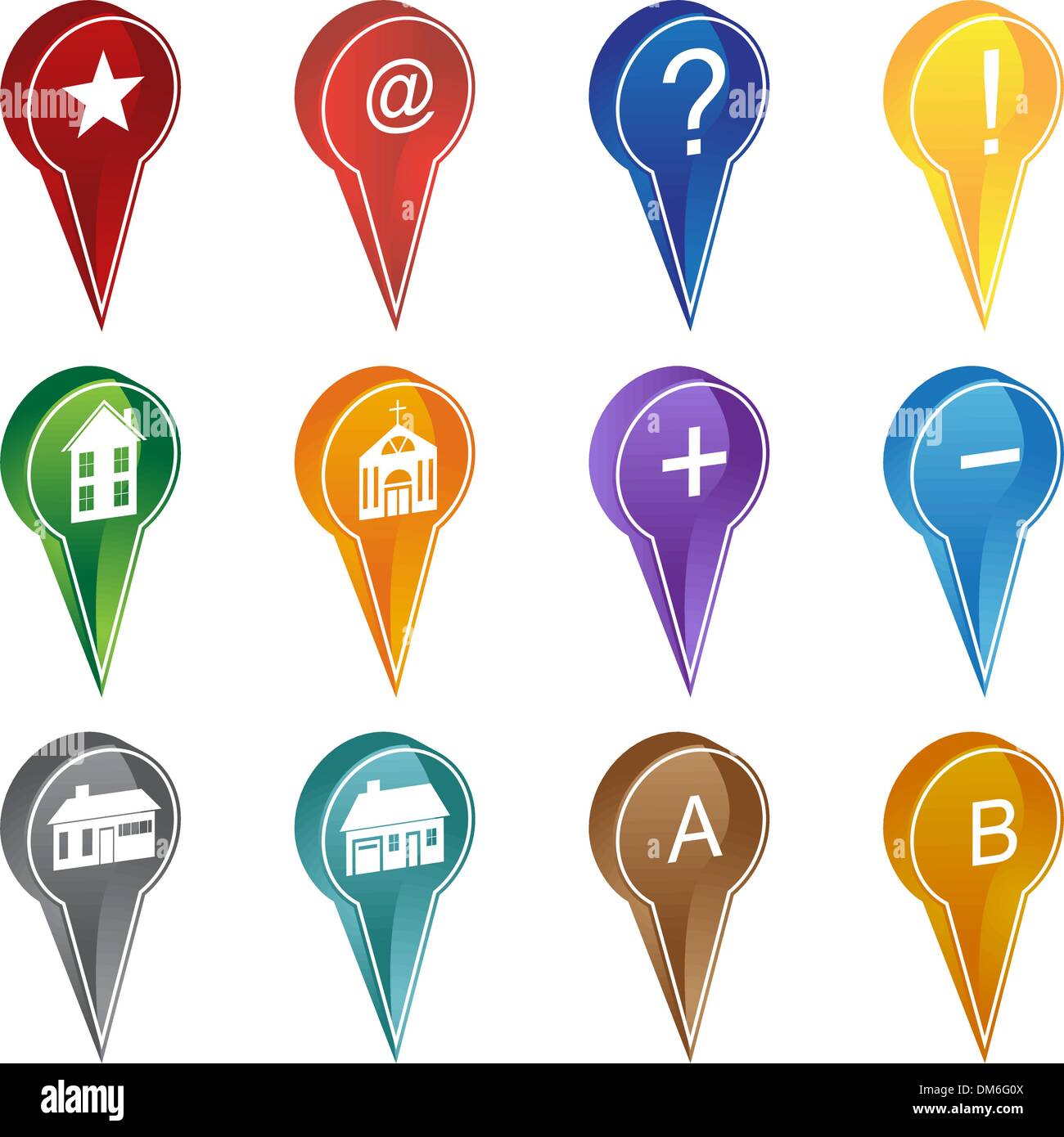 Plus markers Stock Vector Images - Alamy