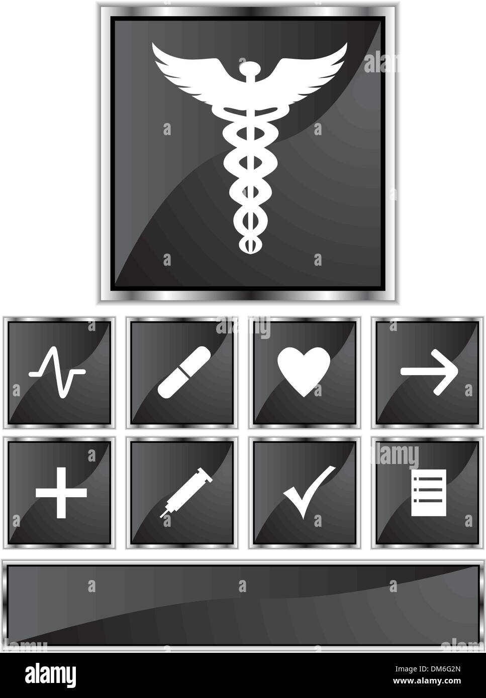 Black Satin - Medical Icons - Square Stock Vector Image & Art - Alamy