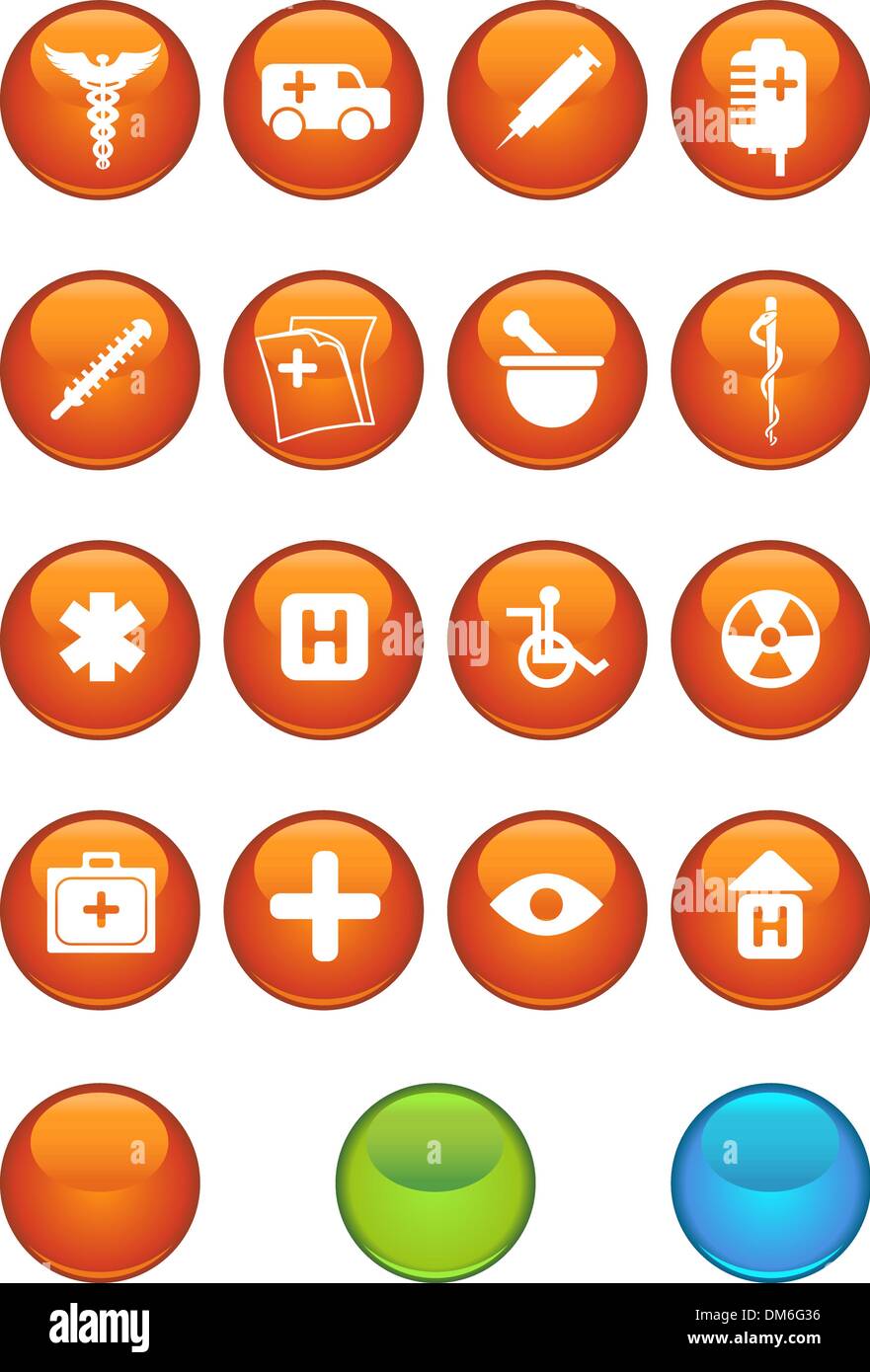 Medical round Stock Vector Images - Alamy