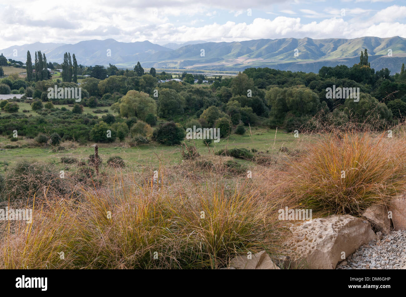 Waitaki Valley, South Island, New Zealand Stock Photo - Alamy