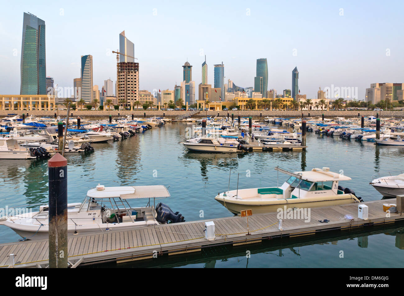 Sultan Mall with marina, Kuwait, Arabian pensinula, Western Asia Stock ...