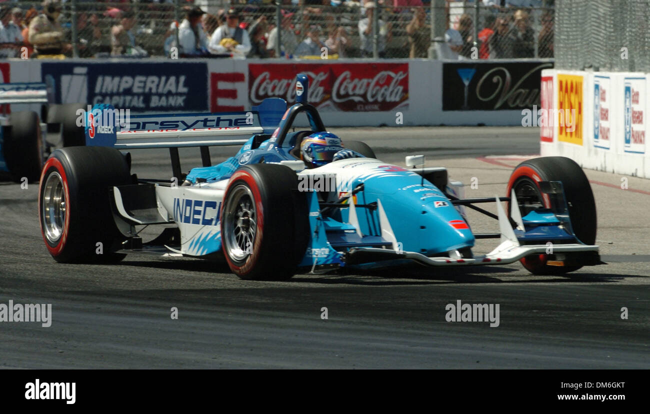 Apr 16, 2005; Long Beach, CA, USA; Champ Car racer PAUL TRACY finished ...