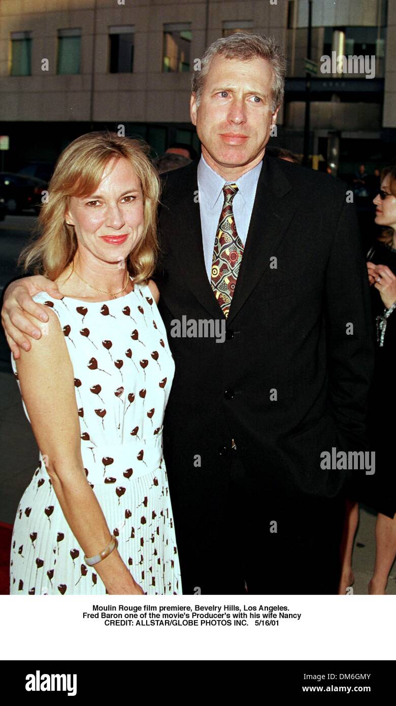 Moulin Rouge film premiere, Bevelry Hills, Los Angeles. .Fred Baron one ...