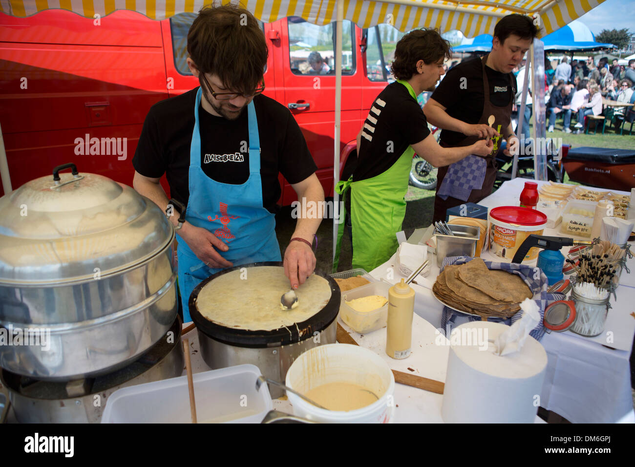 food carts festival in Holland Stock Photo - Alamy