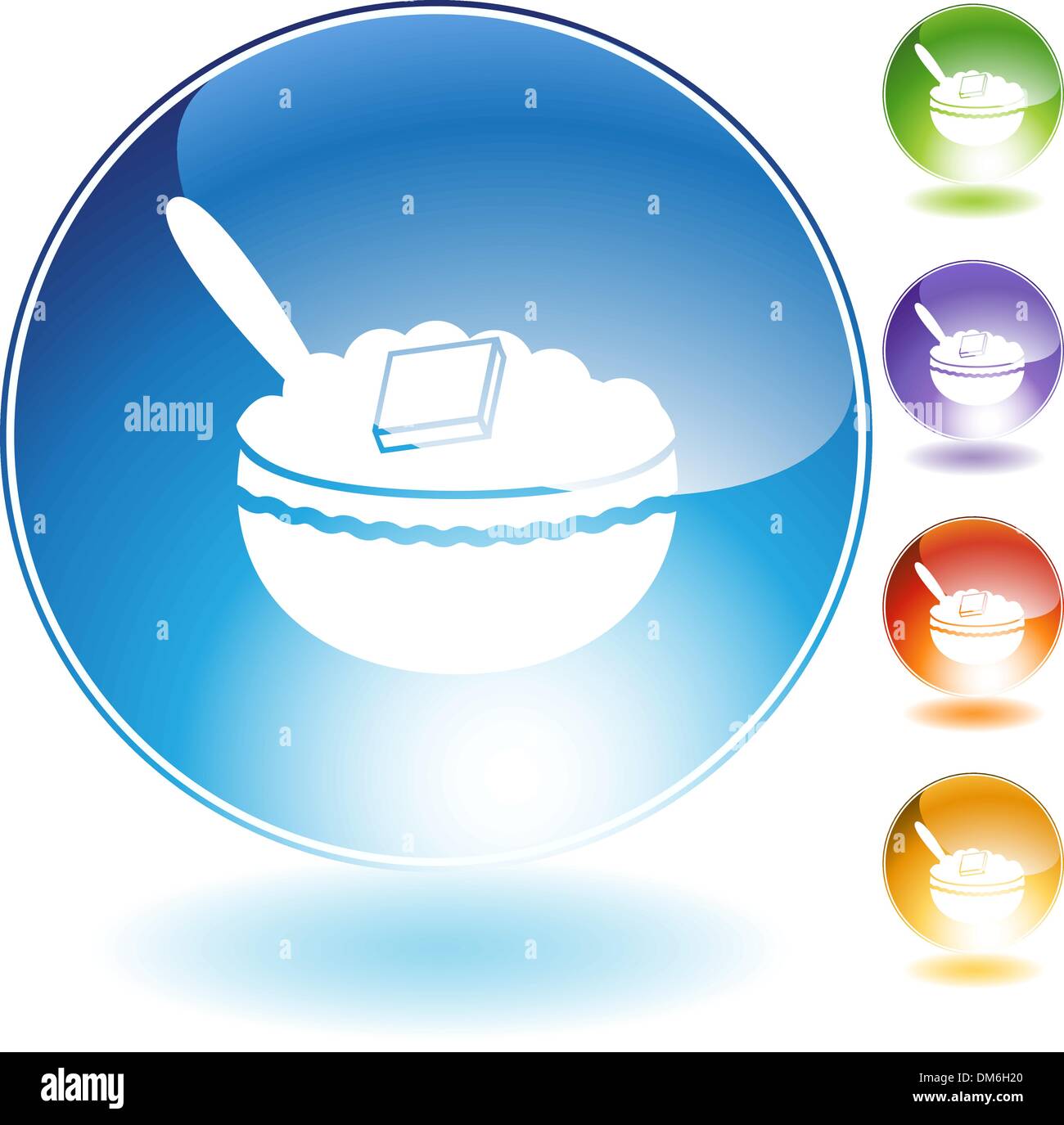 Butter bowl Stock Vector Images - Alamy