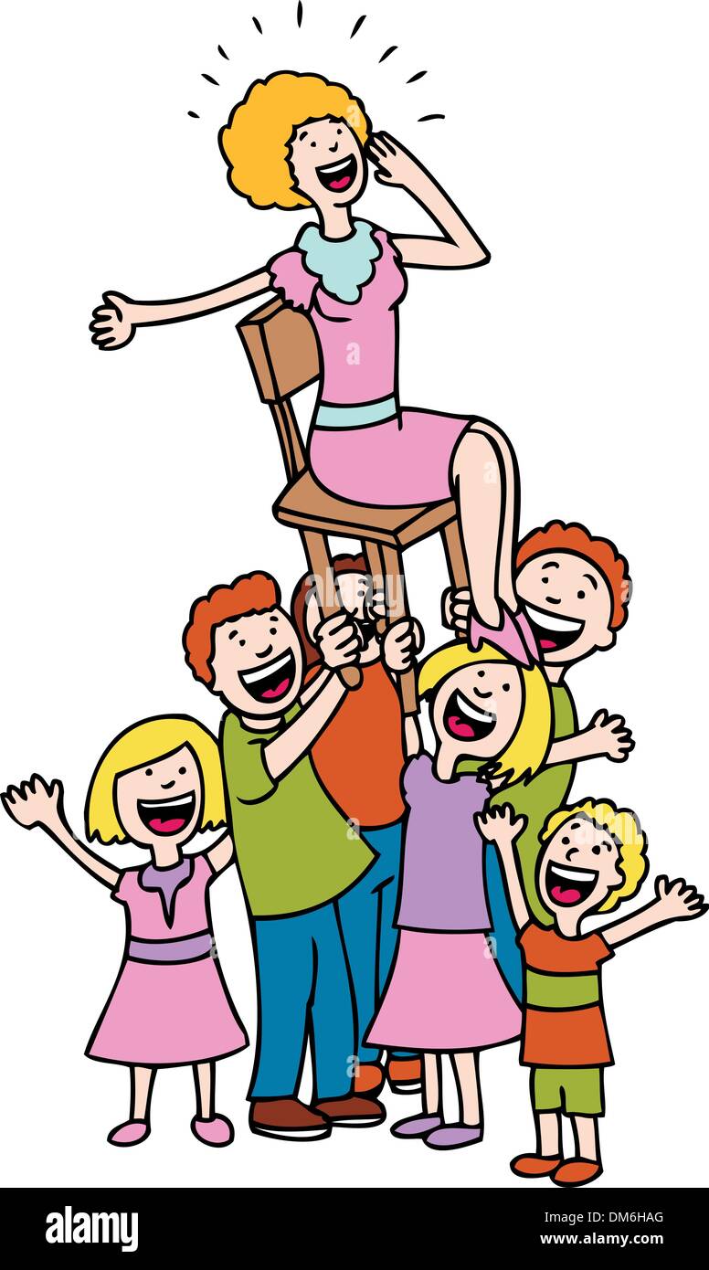 Mom appreciation art Stock Vector Images - Alamy