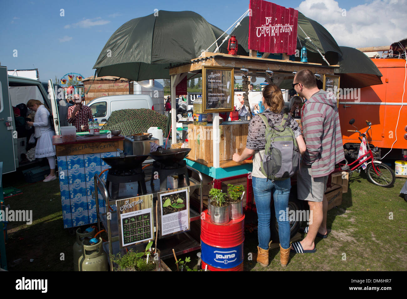 Food carts festival in holland hi-res stock photography and images - Alamy