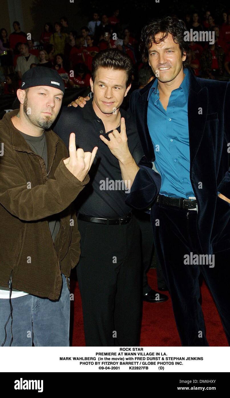 Sept. 4, 2001 - ROCK STAR.PREMIERE AT MANN VILLAGE IN LA..MARK WAHLBERG ...