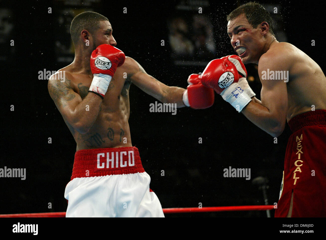 May 07, 2005; Las Vegas, NV, USA; Boxing: DIEGO 'CHICO' CORRALES (L) in ...