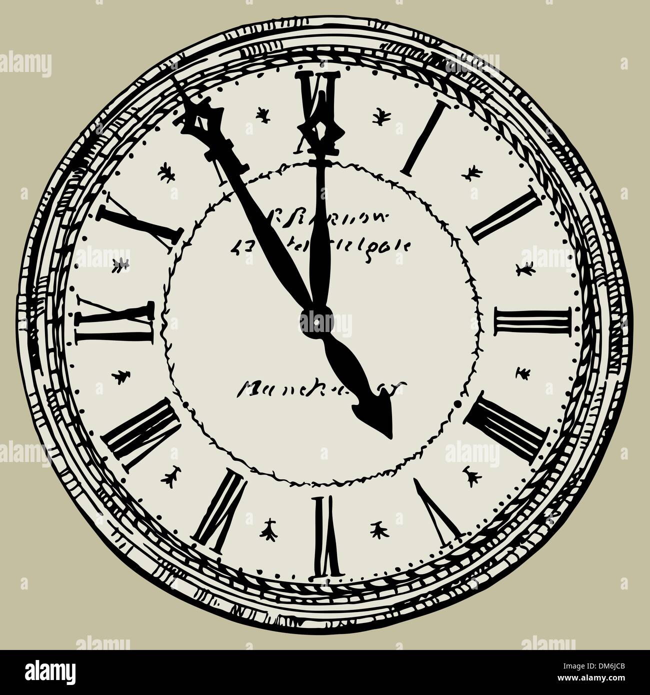 Antique timepiece Stock Vector Images - Alamy