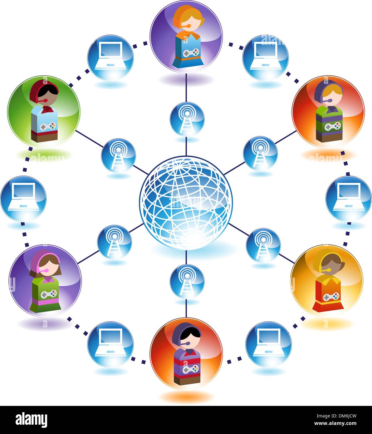 Children meeting Stock Vector Images - Alamy