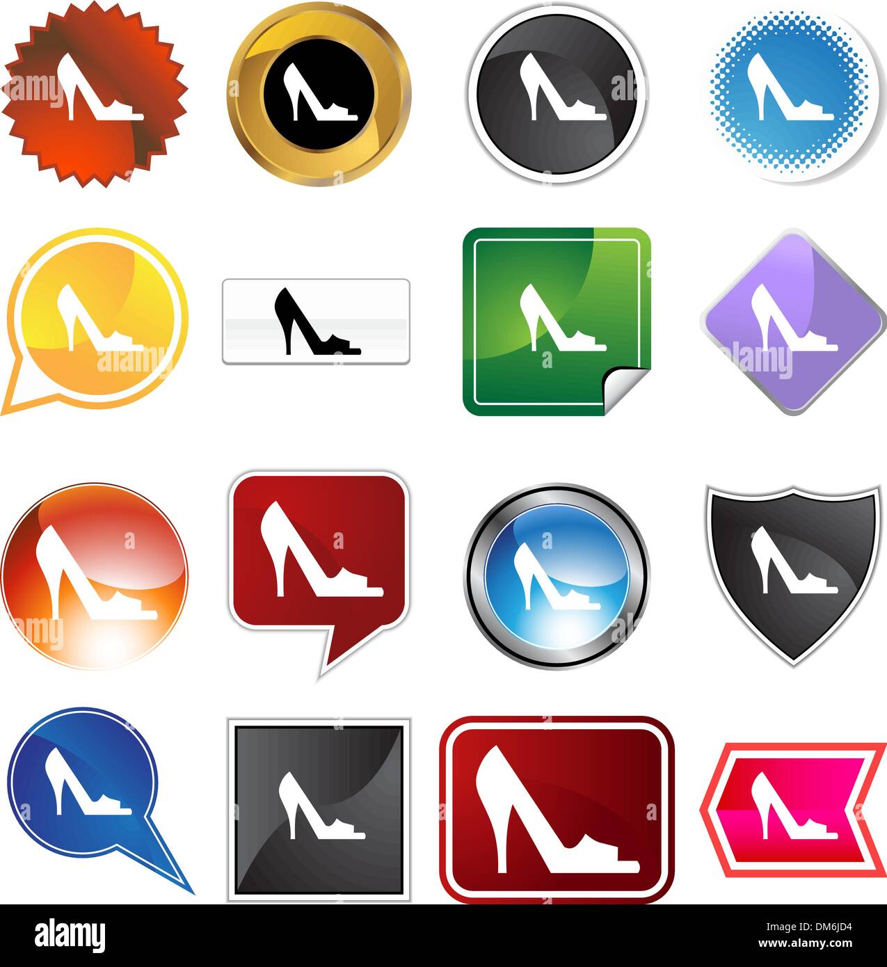 Open Toe Shoe Stock Vector Image & Art - Alamy