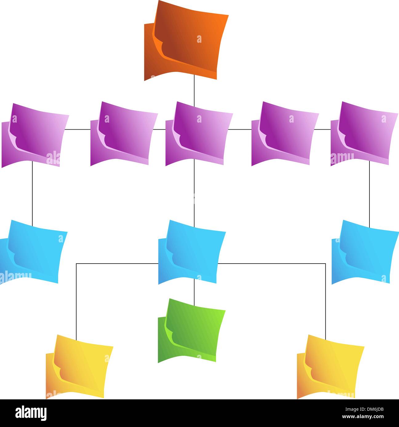Organizational chart people icon organizational hi-res stock photography and images - Alamy