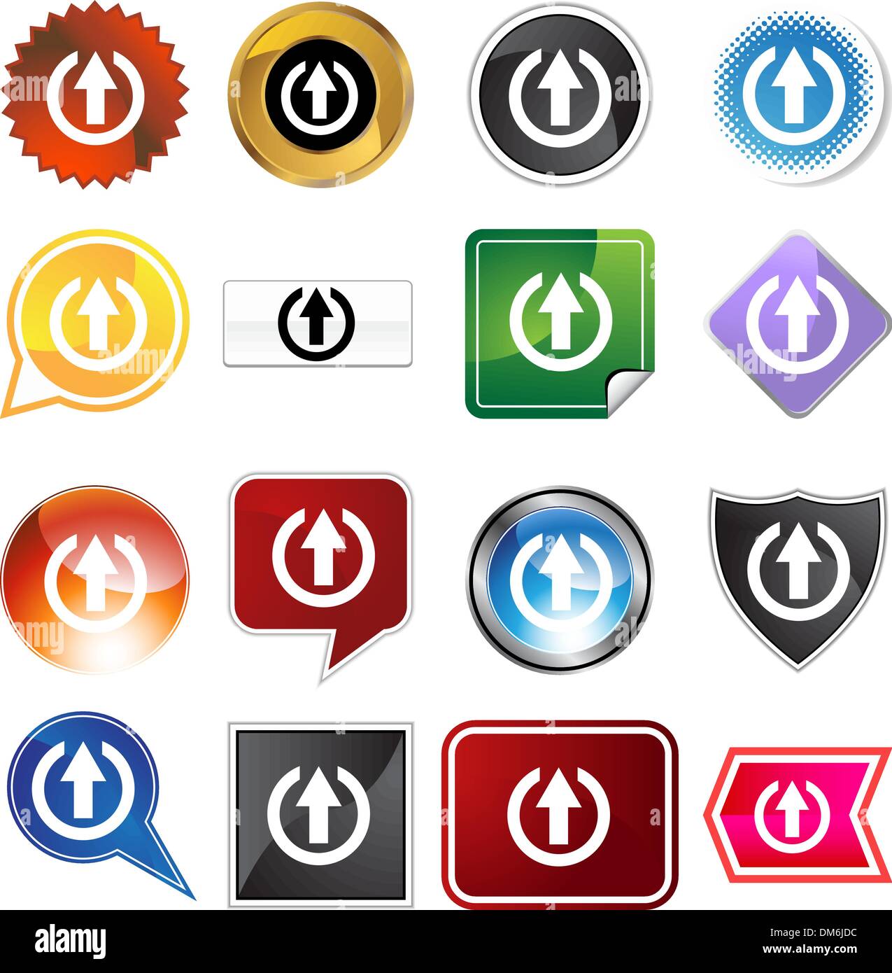 Outbox icon set hi-res stock photography and images - Alamy