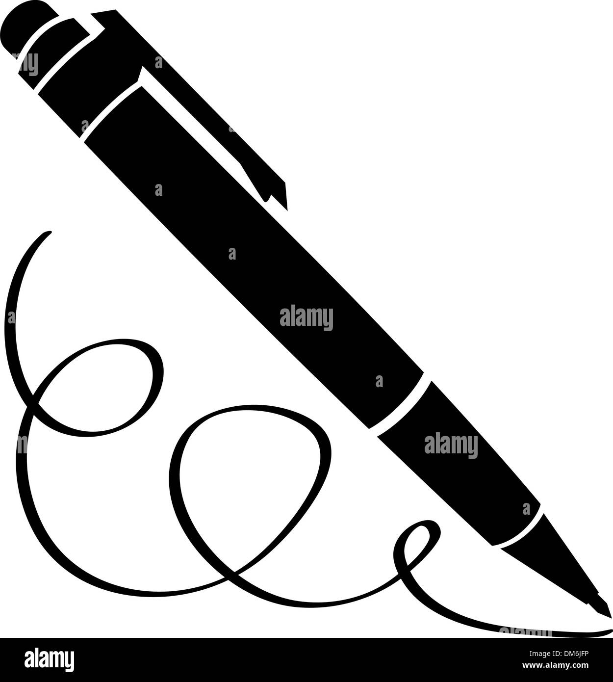 Pencil / Marker Stock Vector Image & Art - Alamy