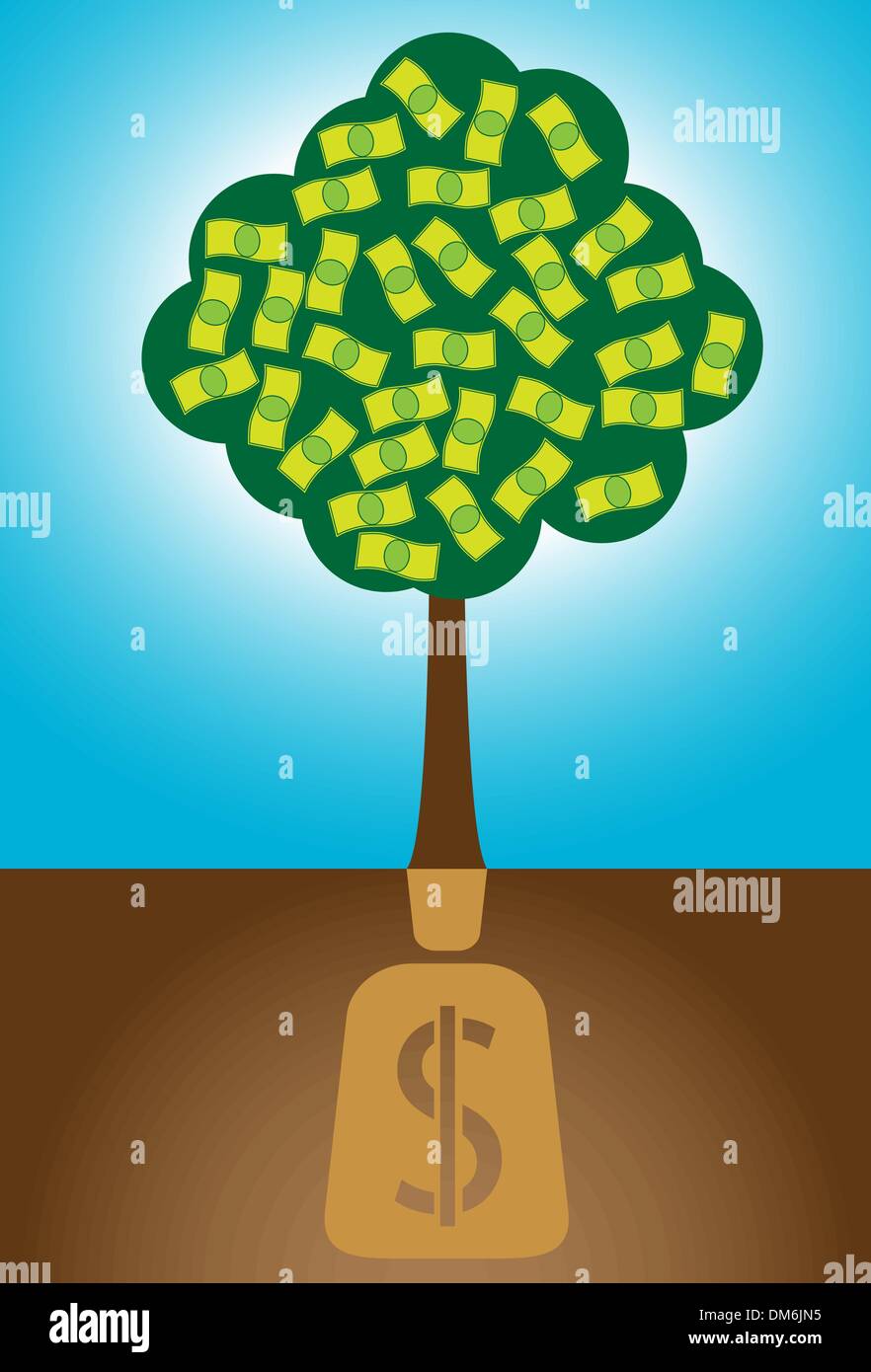 Booming tree Stock Vector Images - Alamy