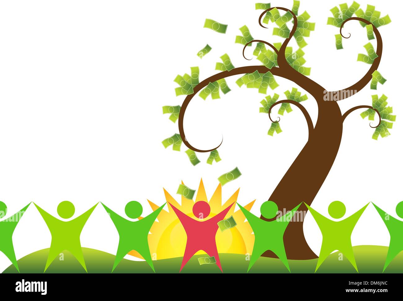 Trees making Stock Vector Images - Alamy