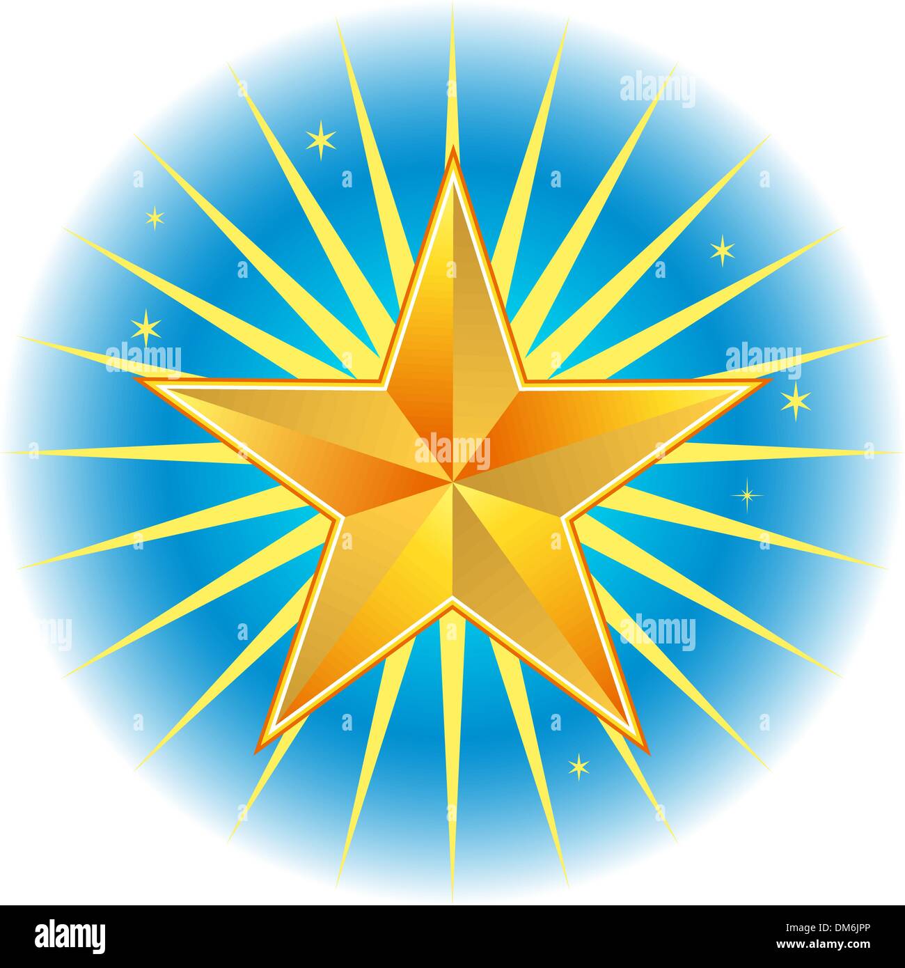Golden starburst background Stock Vector Images - Alamy