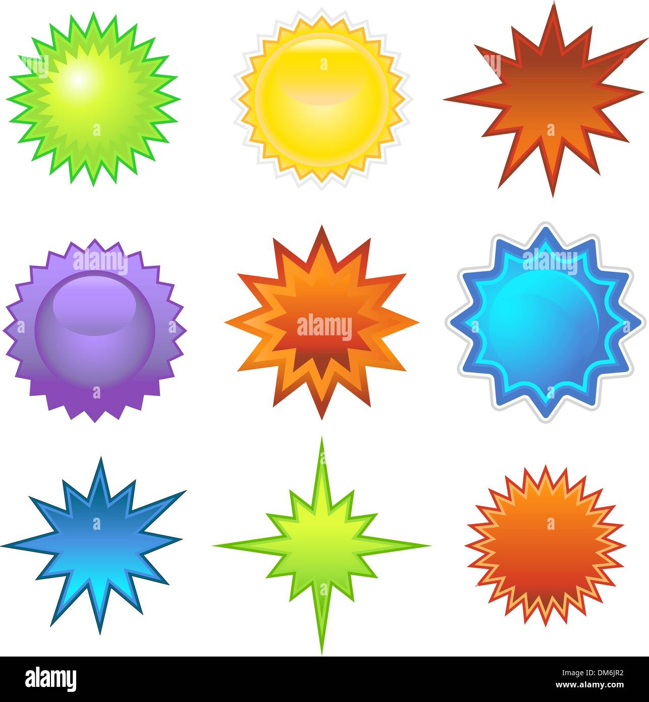 Starburst sticker hi-res stock photography and images - Alamy