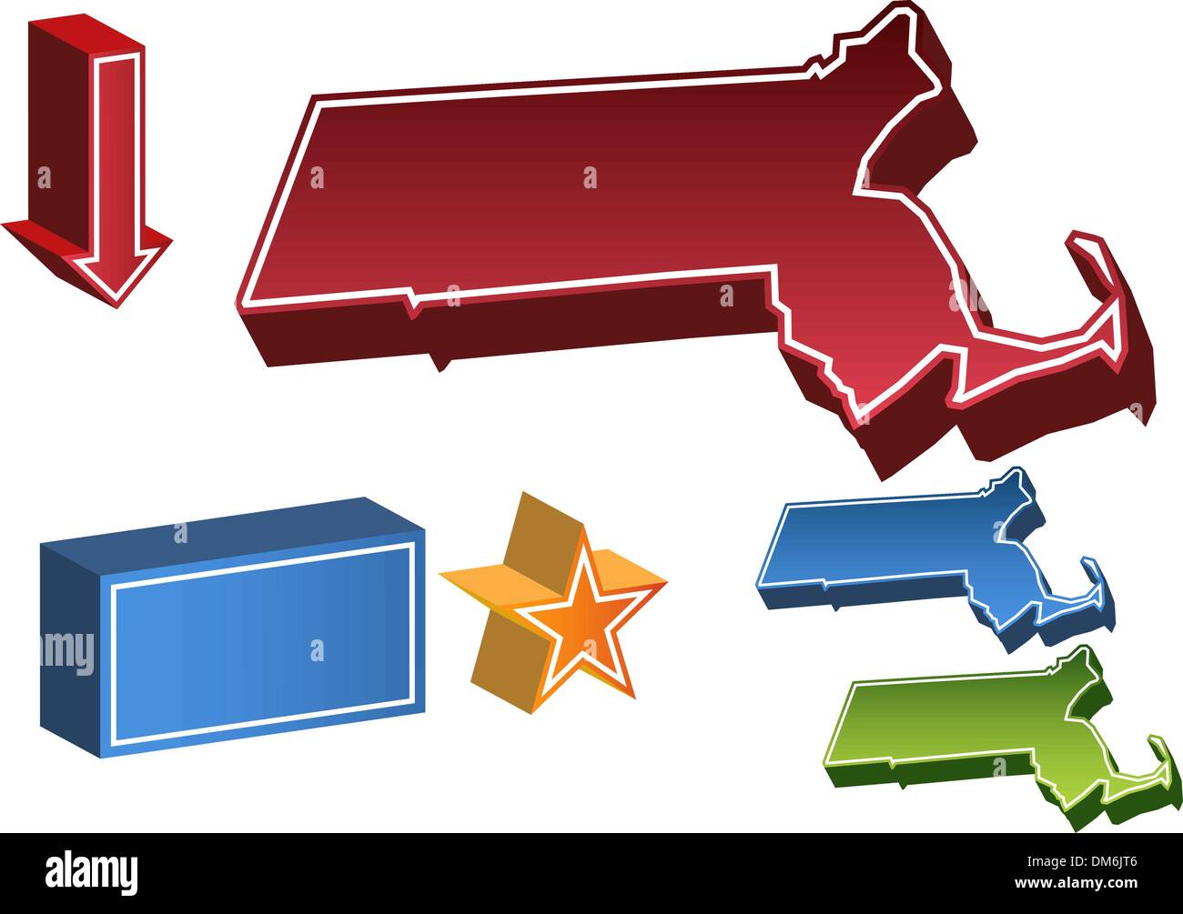 Massachusetts red Stock Vector Images - Alamy