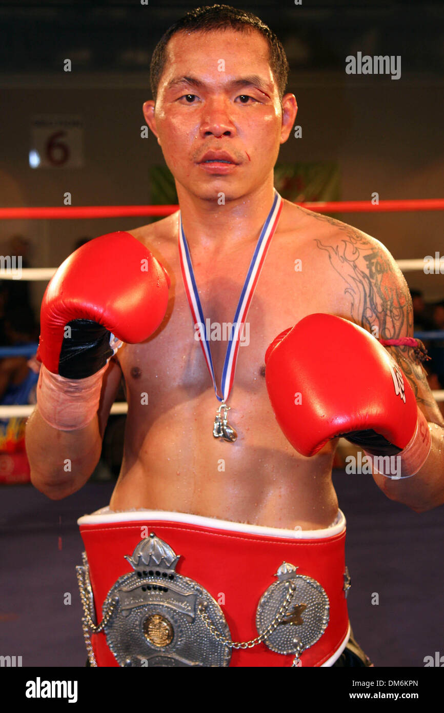 May 30, 2005; Las Vegas, NV, USA; JONG SANAN FAIRTEX poses at IMTC ...