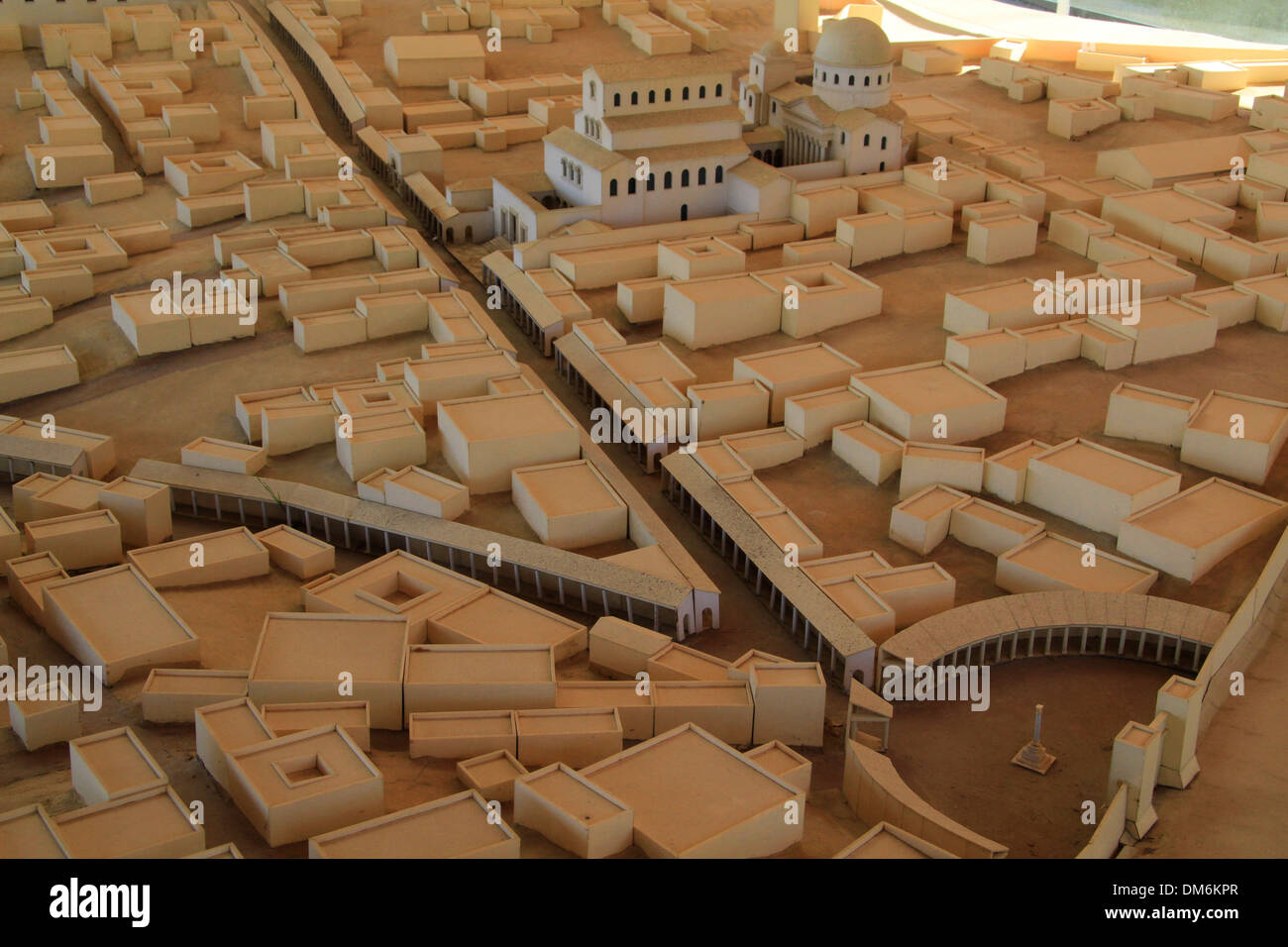 Jerusalem, a model of Jerusalem at the Byzantine period at the Church ...