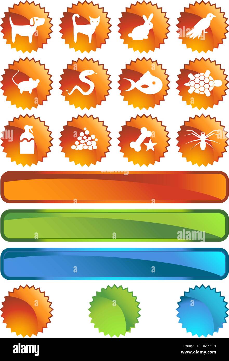 Pet supply art Stock Vector Images - Alamy