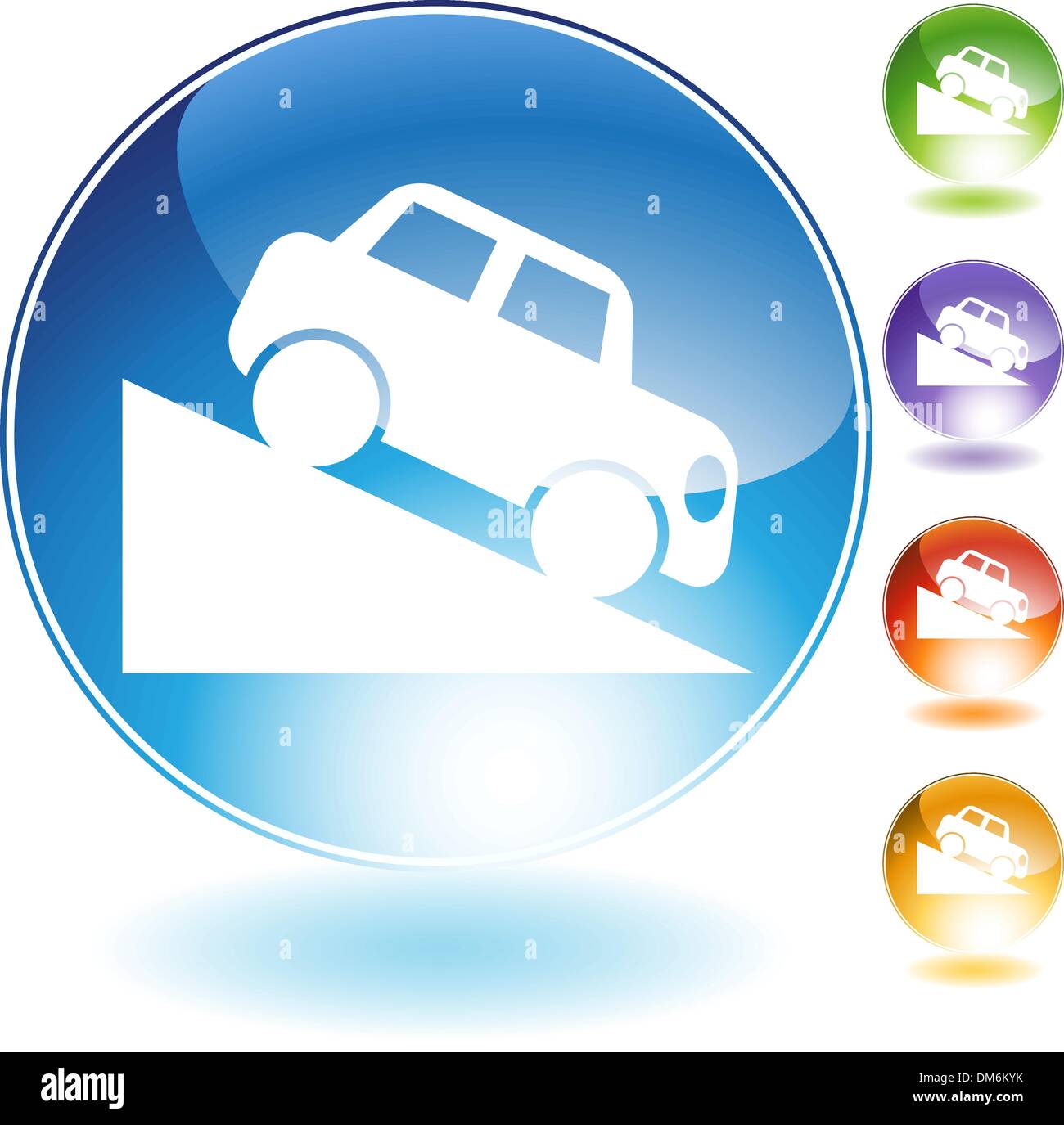 Steep Hill Crystal Icon Stock Vector Image & Art - Alamy