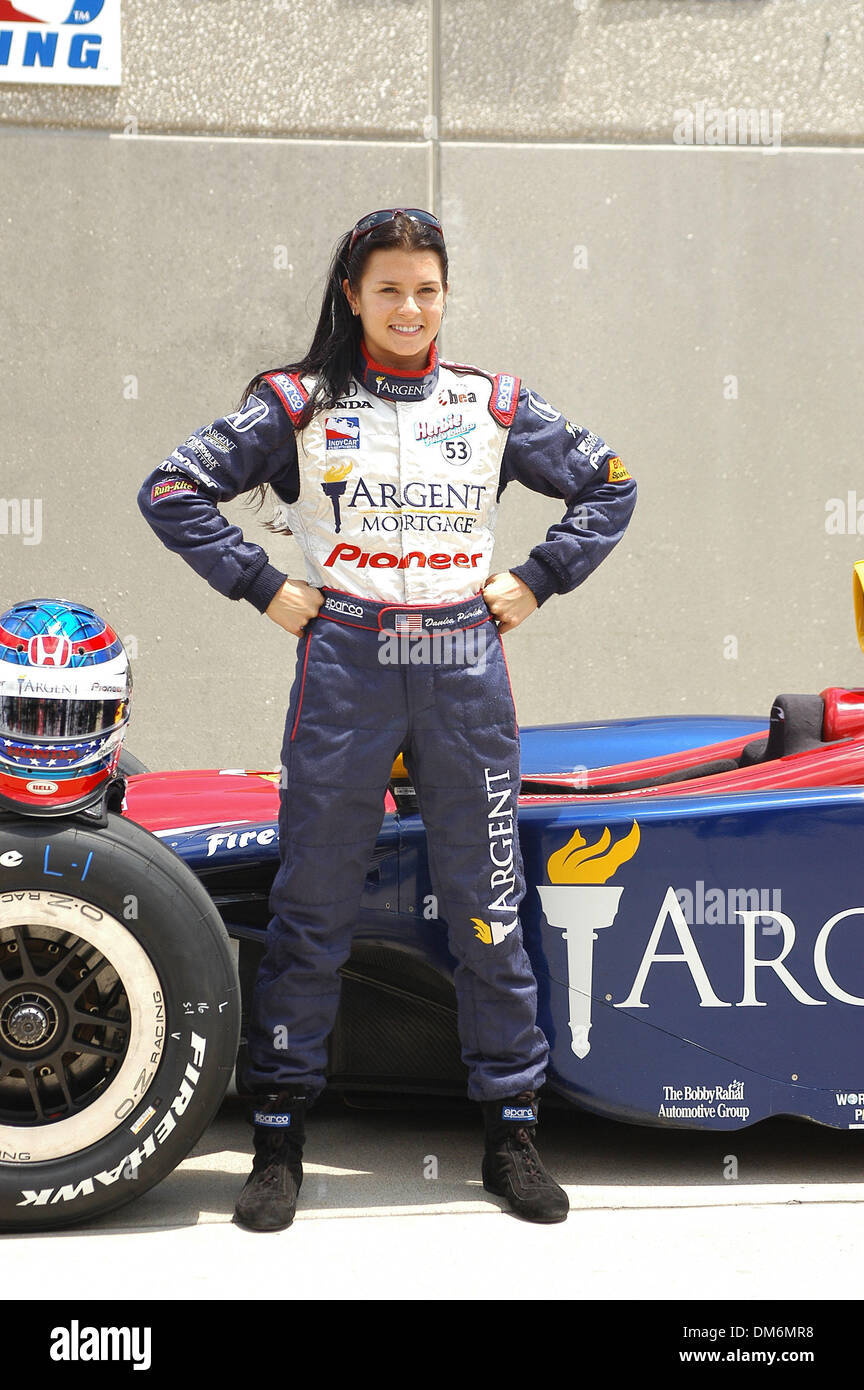 Jun 10, 2005; Fort Worth, TX, USA; IR Driver DANICA PATRICK posing for ...