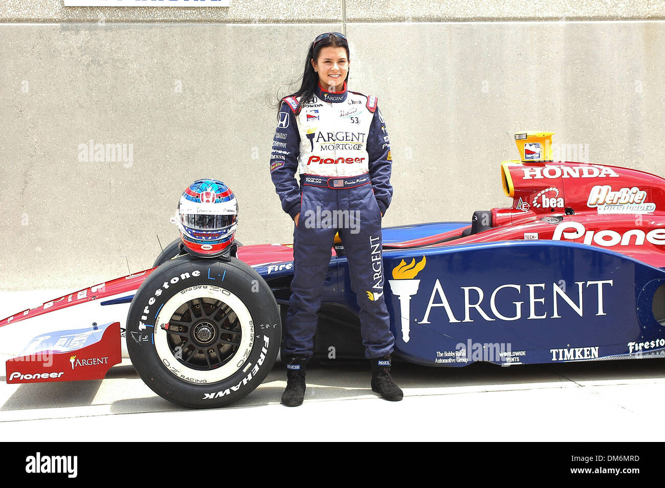 Jun 10, 2005; Fort Worth, TX, USA; IR Driver DANICA PATRICK posing for ...