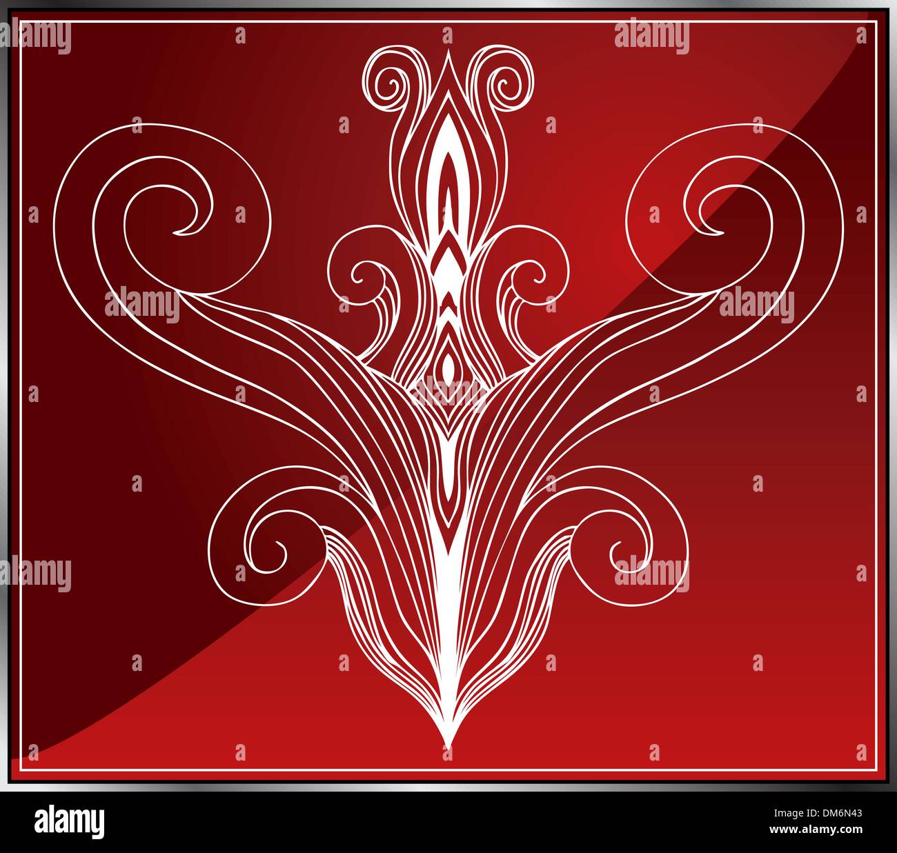 Line Art with Red Background Stock Vector Image & Art - Alamy