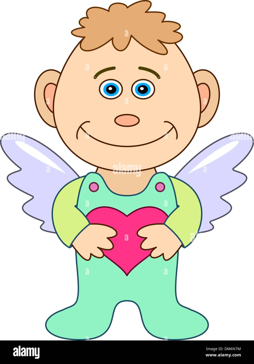 Red heart in family Stock Vector Images - Alamy