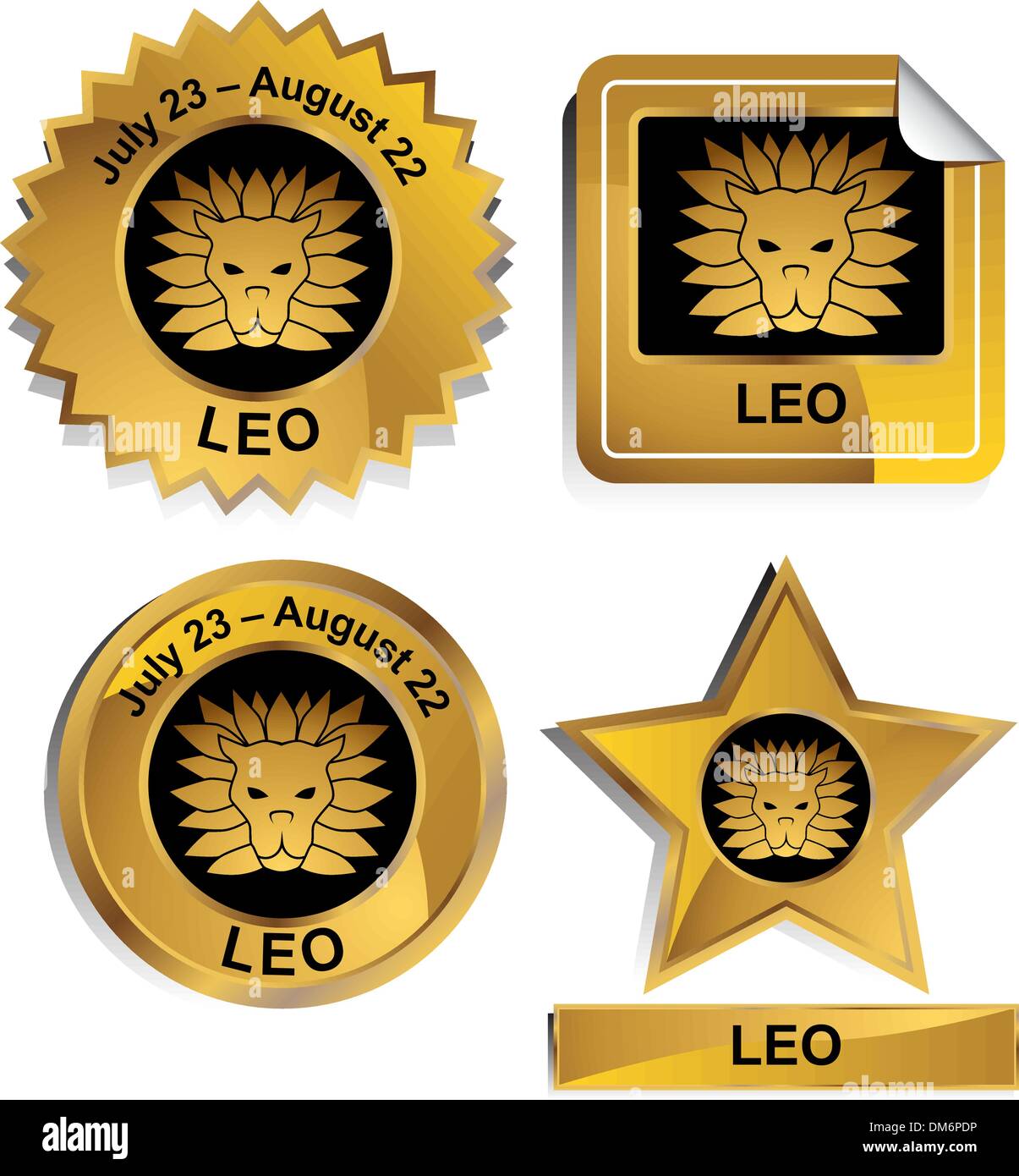 Zodiac - Leo Stock Vector Image & Art - Alamy