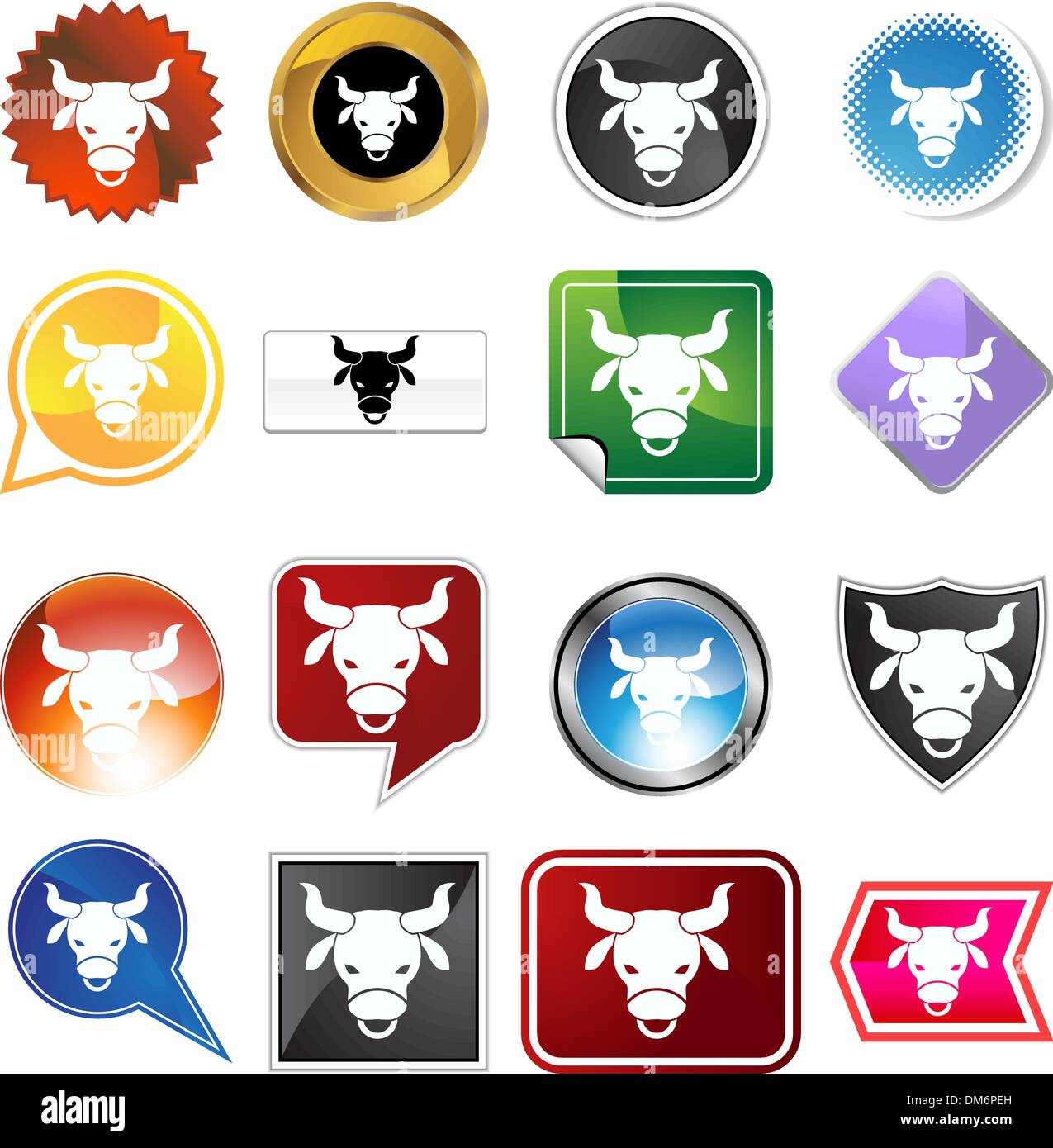 Multiple horns Stock Vector Images - Alamy
