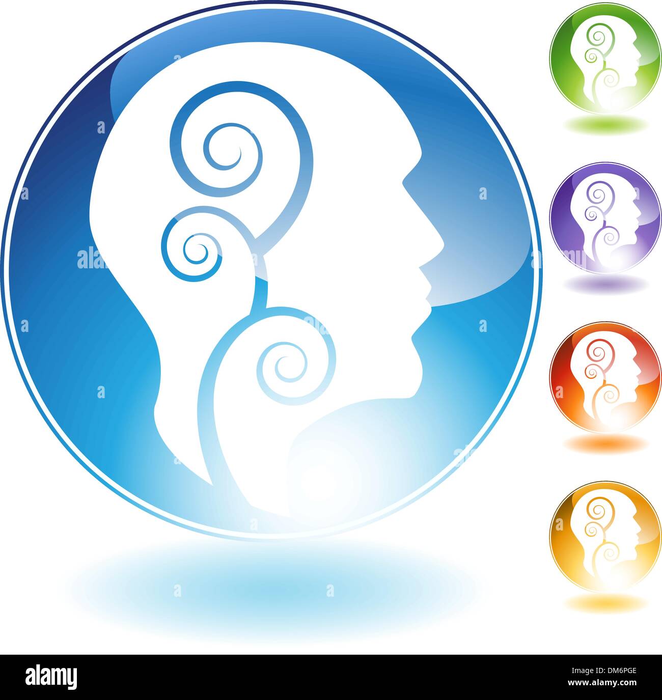 Healthy mind icon hi-res stock photography and images - Alamy