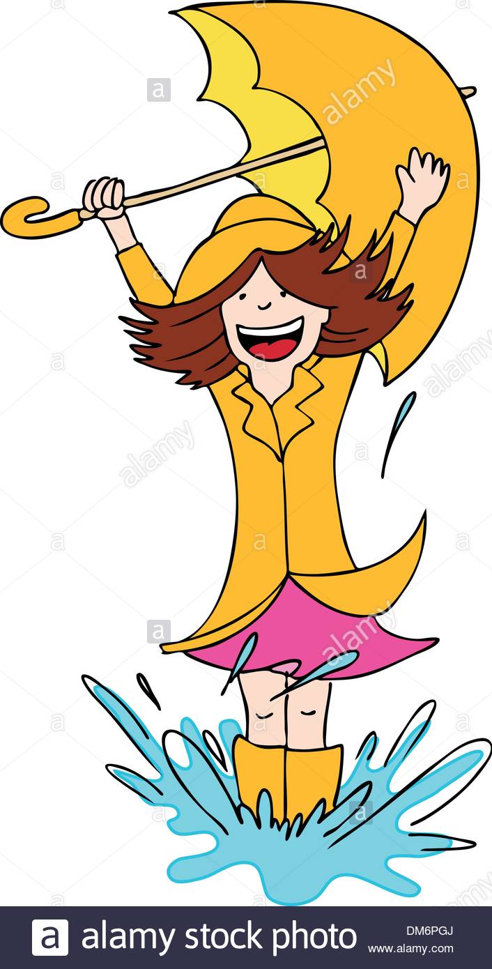 Puddle Jumping Stock Vector Images - Alamy