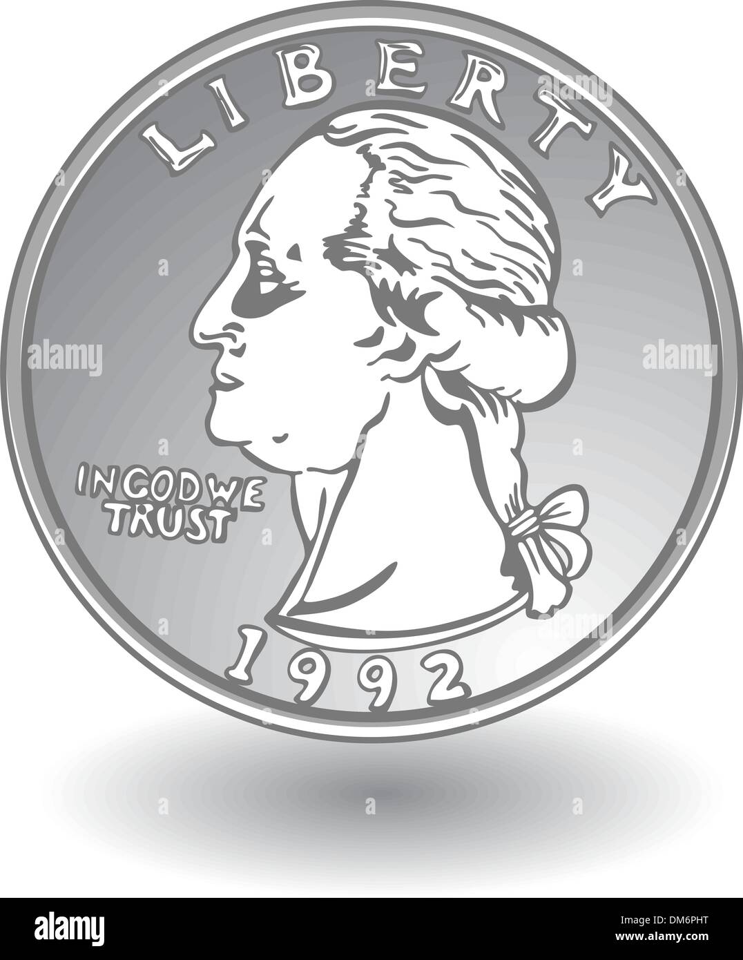 George washington quarter graphic hi-res stock photography and images ...