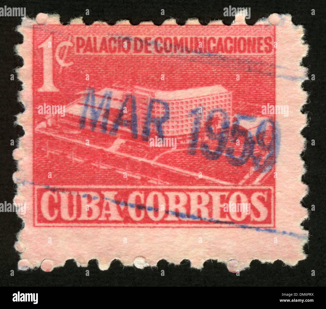 Cuba post mark stamp hi-res stock photography and images - Alamy