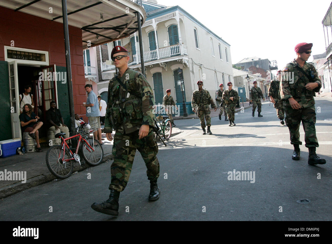 Sep 10, 2005; New Orleans, LA, USA; Soldiers of the 82nd Airborne Stock ...