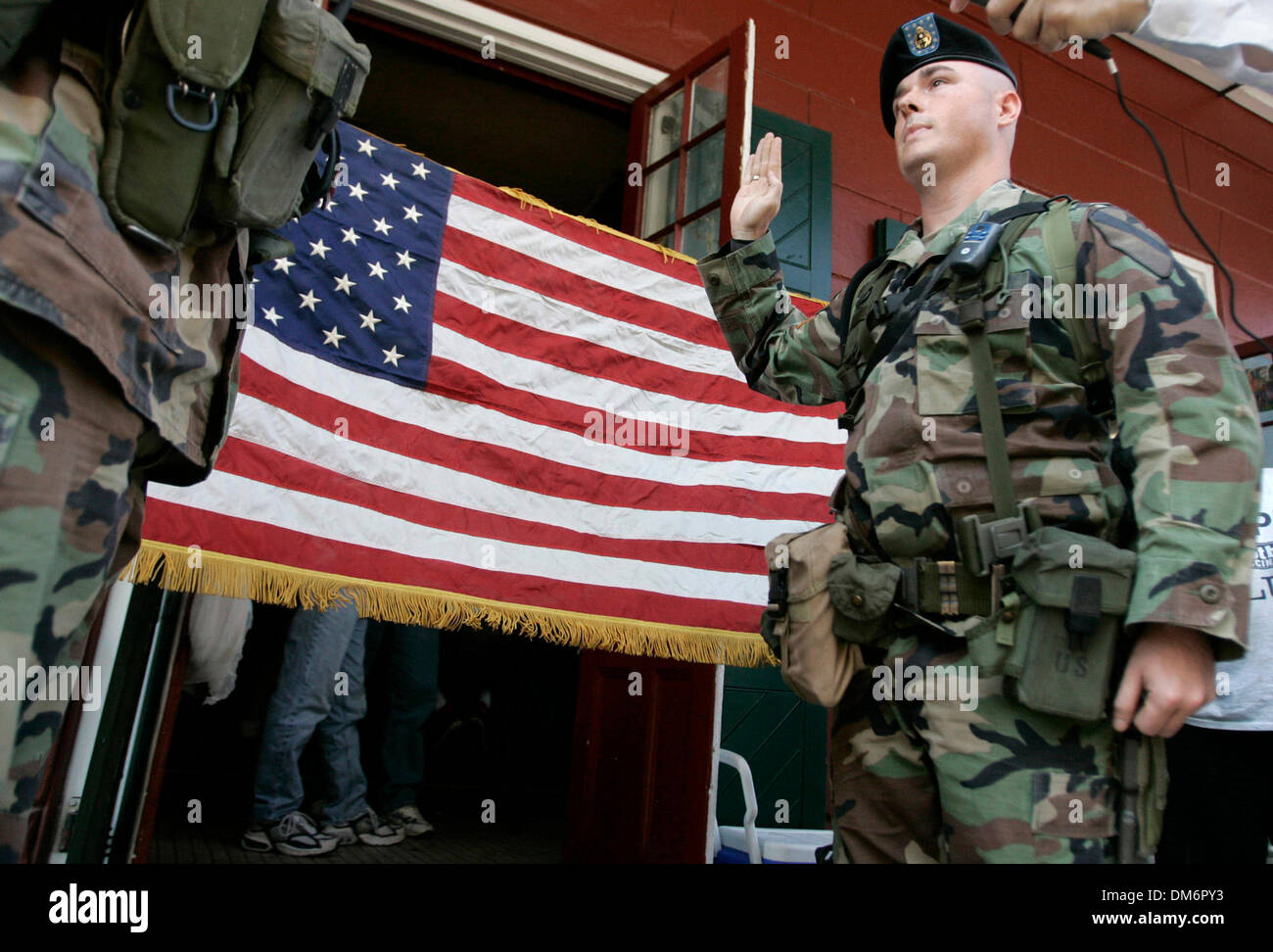 Sep 11, 2005; New Orleans, LA, USA; 1st Cavalry Division Army Sgt ...