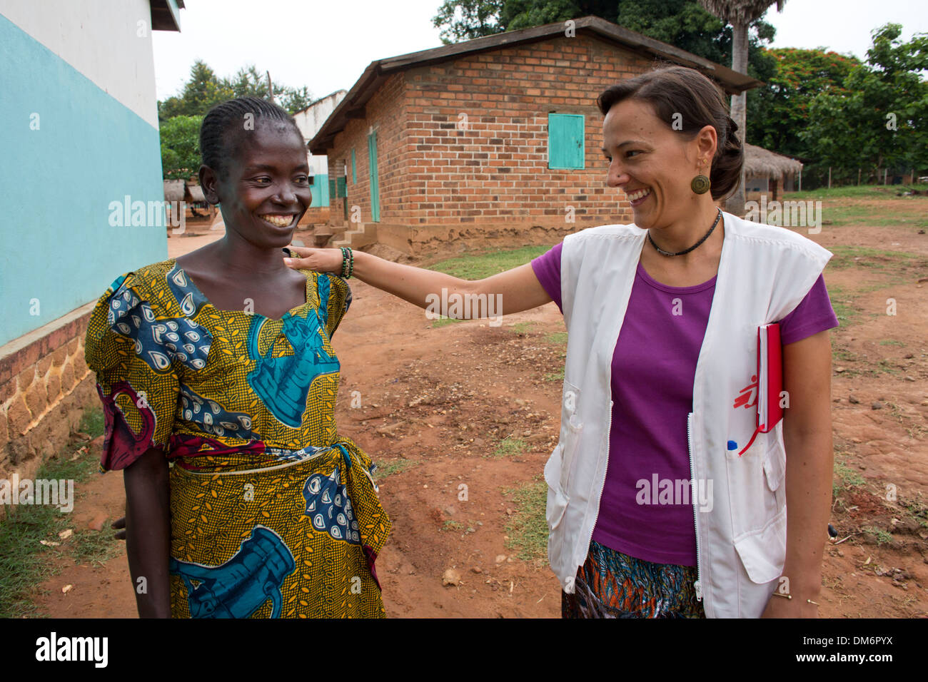 HIV aids patient in africa received ARV drugs from MSF Stock Photo - Alamy